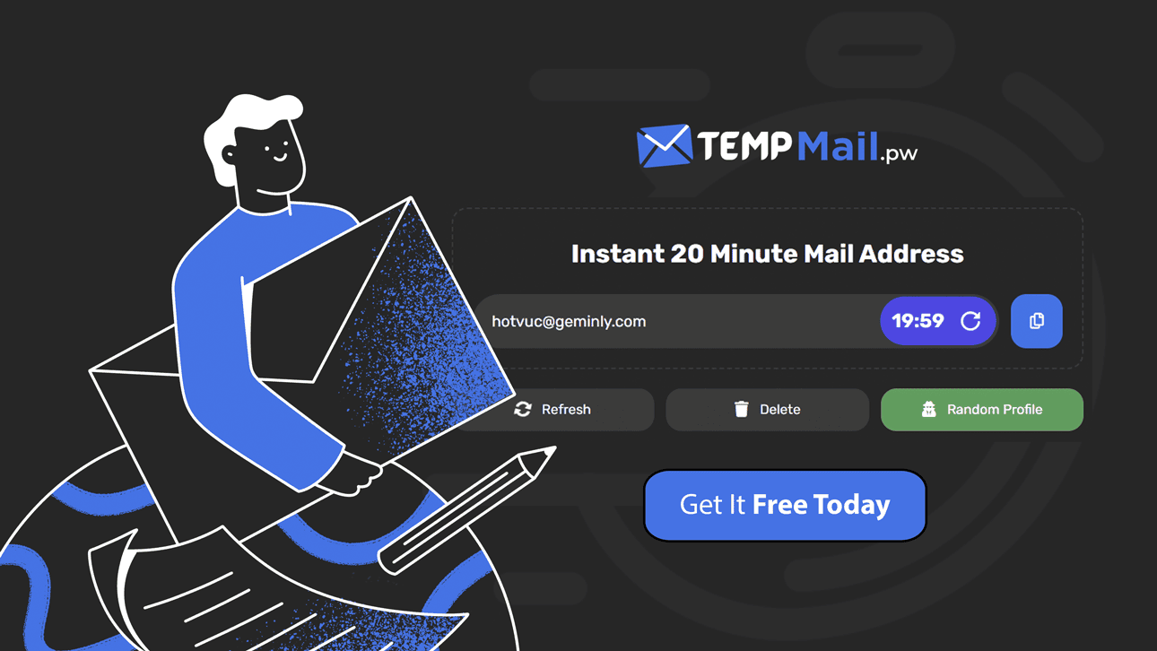 20 Minute Mail Generator - Unlimited 20 Min Mail With Inbox - Temp Mail ...